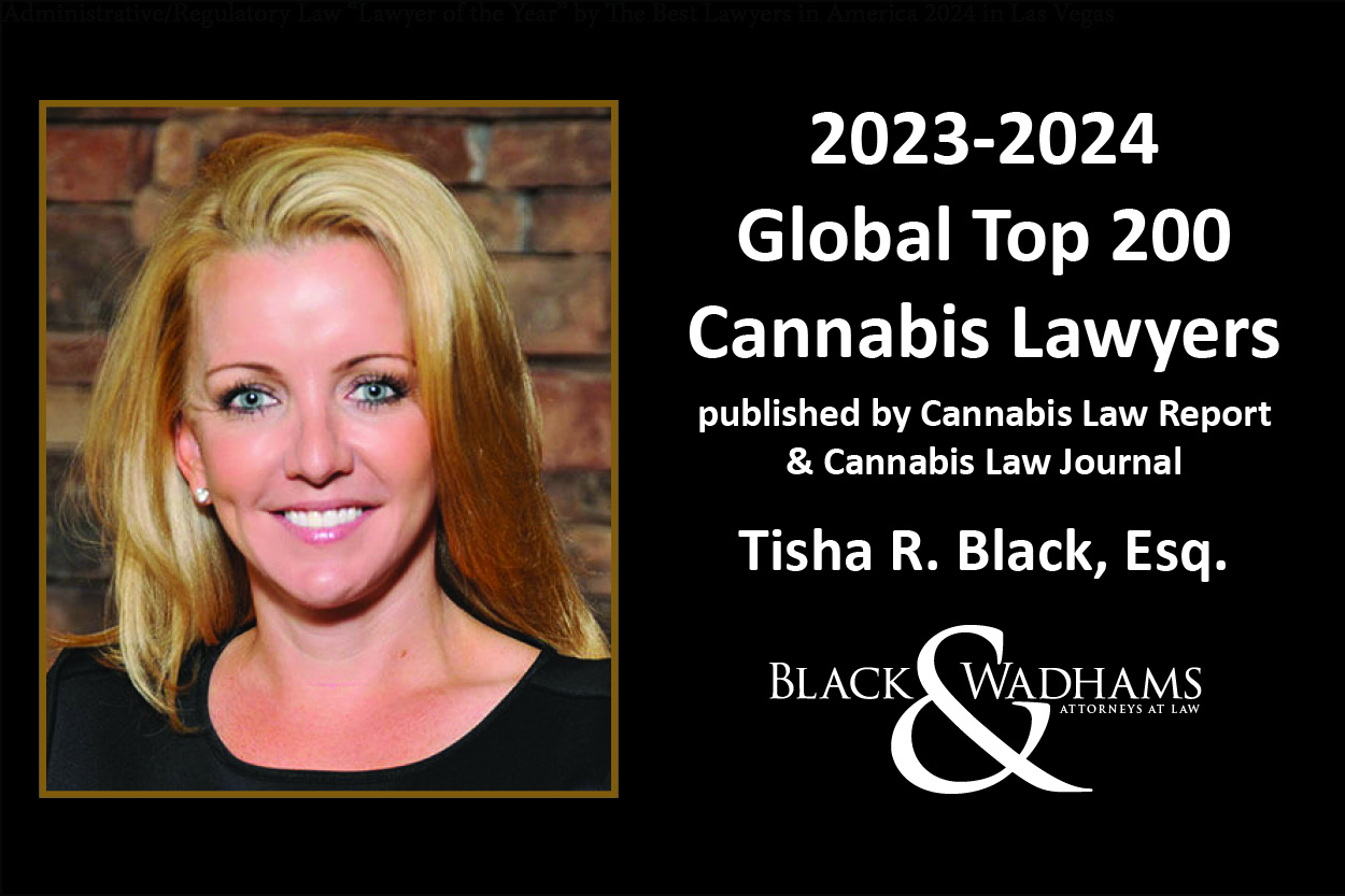 Black named Global Top 200 Cannabis Lawyers 2023-2024 - Black & Wadhams ...